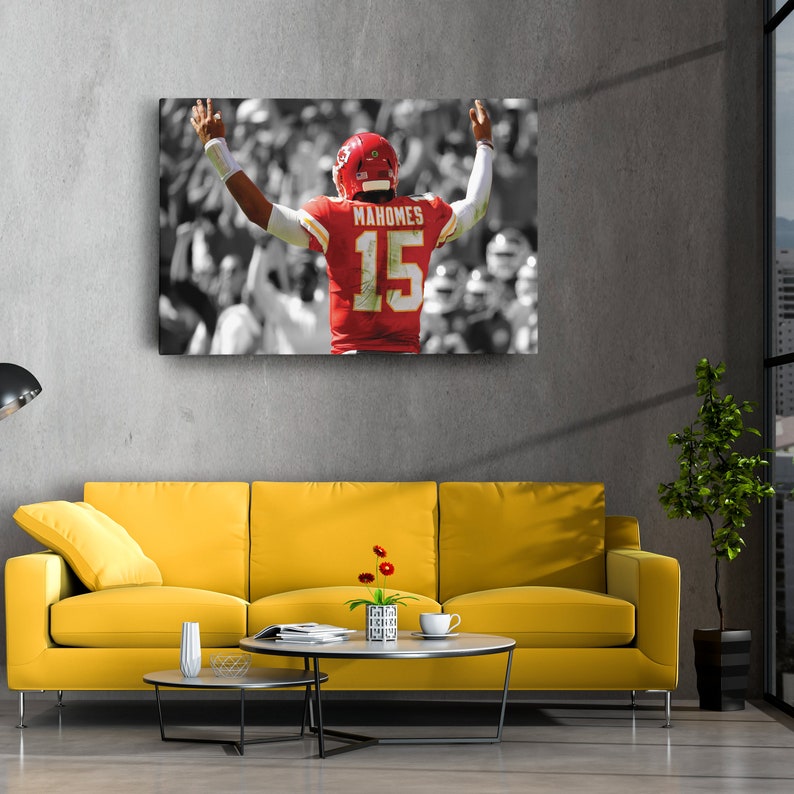 Patrick Mahomes Touchdown Celebration Poster Kansas City Chiefs ...