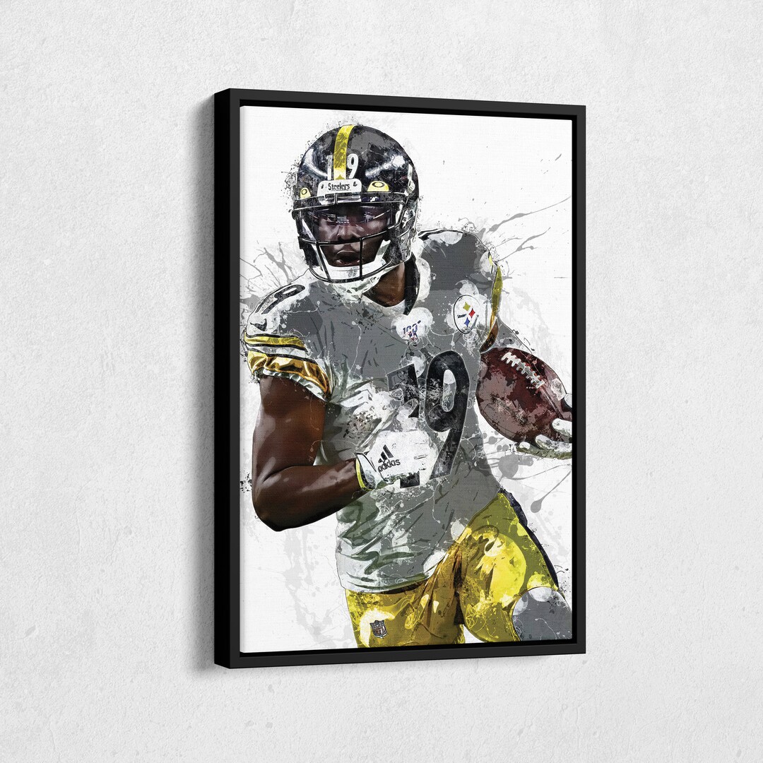 Juju Smith-schuster Poster Pittsburgh Steelers Football Painting Hand ...