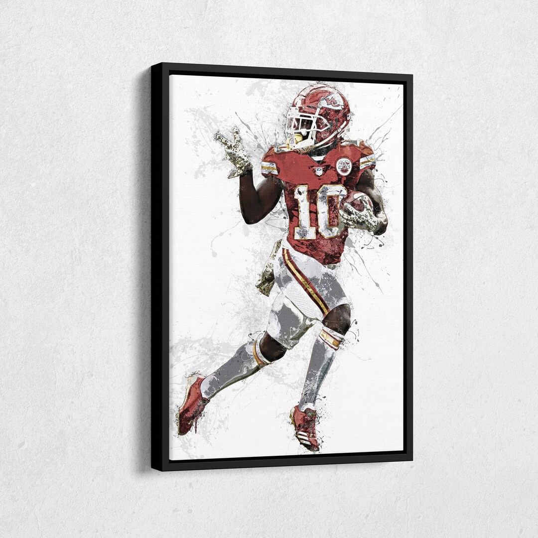Tyreek Hill Art Poster Kansas City Chiefs American Football Hand Made ...