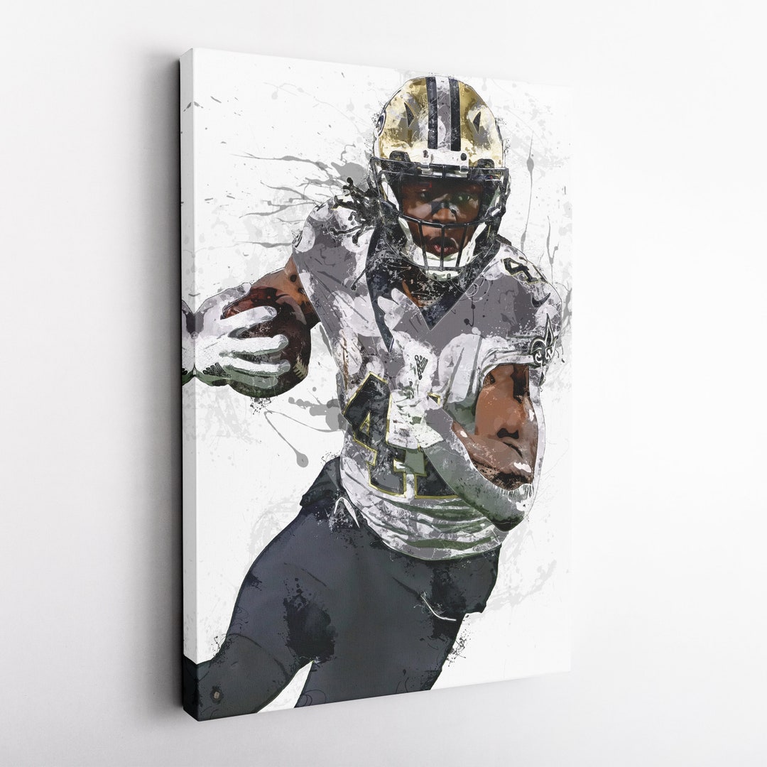 Alvin Kamara Poster New Orleans Saints Football Painting Hand Made ...