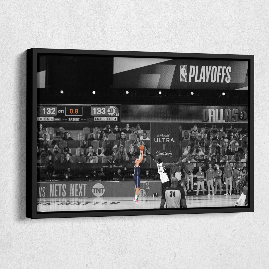 Luka Doncic Buzzer Beater Vs Clippers Poster Dallas Mavericks ...