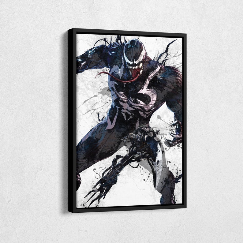 Venom Poster Marvel Superhero Comics Painting Hand Made Posters Canvas ...