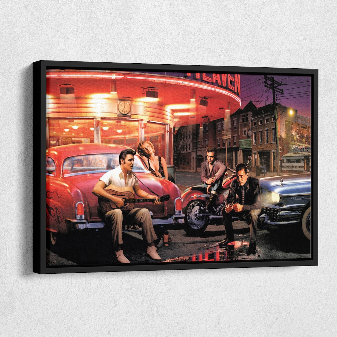 Legendary Crossroads Poster Marilyn Monroe Elvis Presley James Dean ...