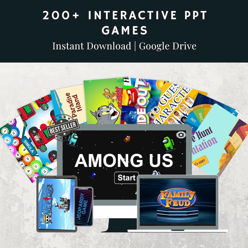 200+ Interactive PPT Games - Etsy