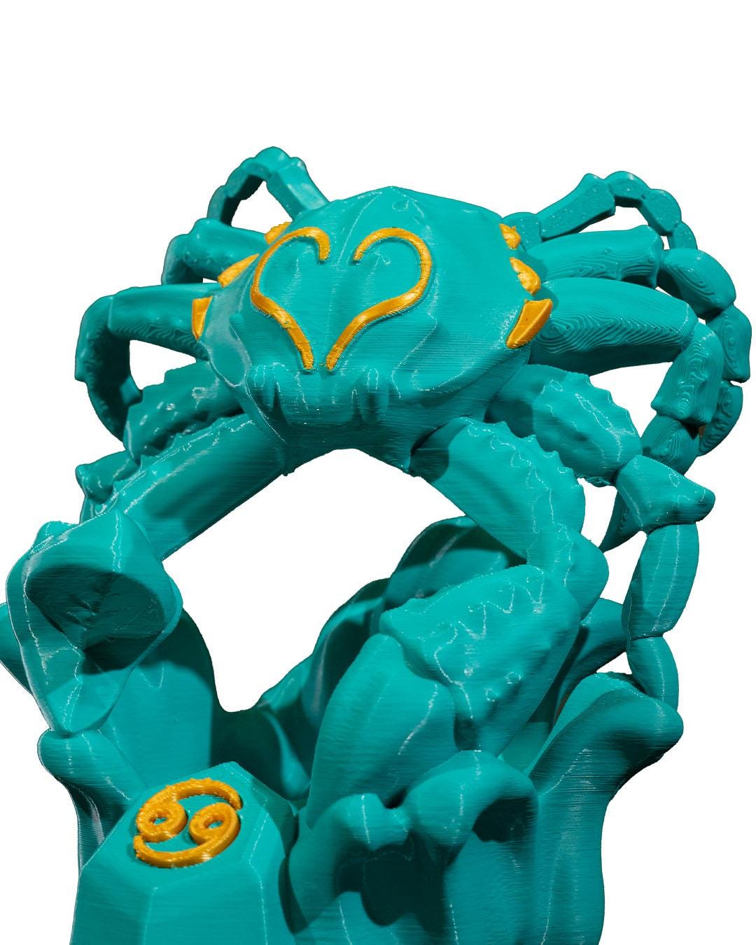 Cancer Figurine | 3d-printed Specialist Item | One Size- 15cm - Etsy
