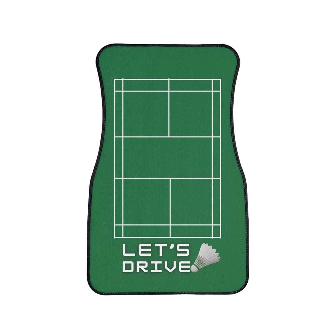 Badminton Car Floor Mat Badminton Court Sports Gifts Car Mat ...