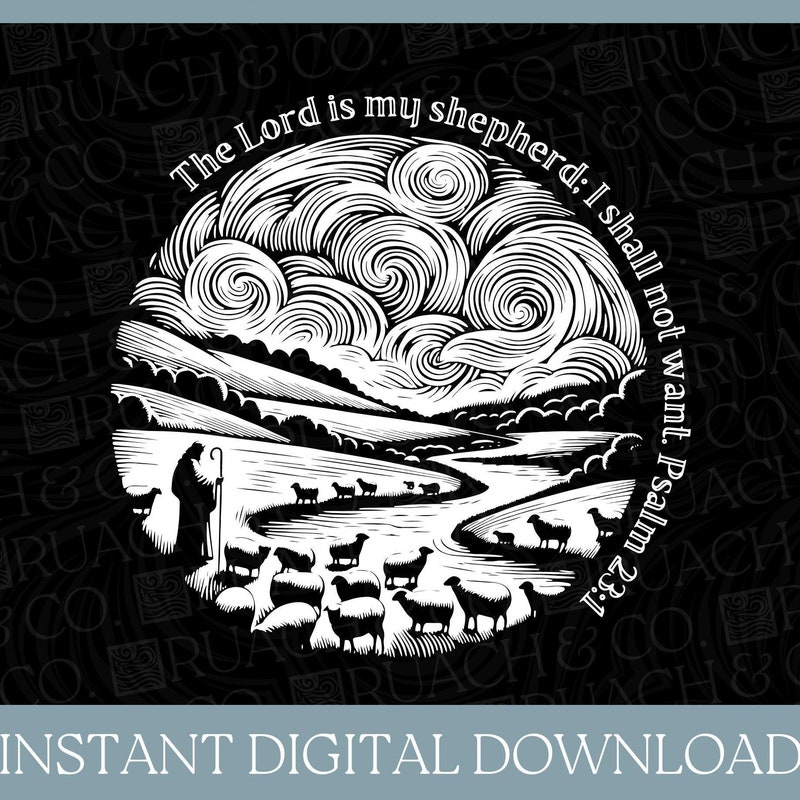 Psalm 23 Svg - Etsy