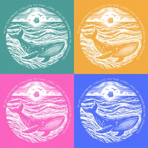 Jonah and the Whale Bible Verse SVG + PNG, Religious Digital Download ...