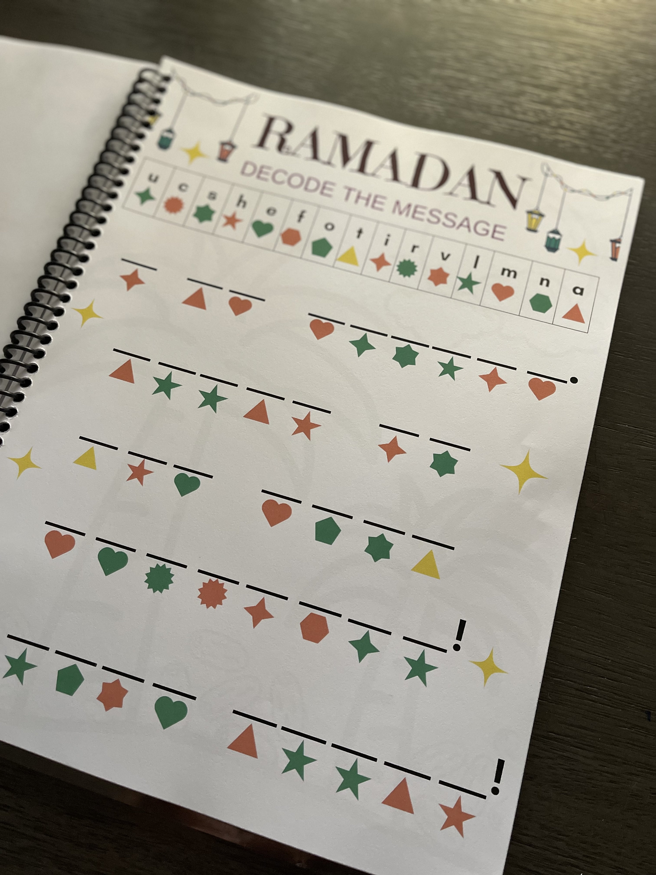 Ramadan Activity Book: Coloring Pages, Fun Activities, Crossword ...