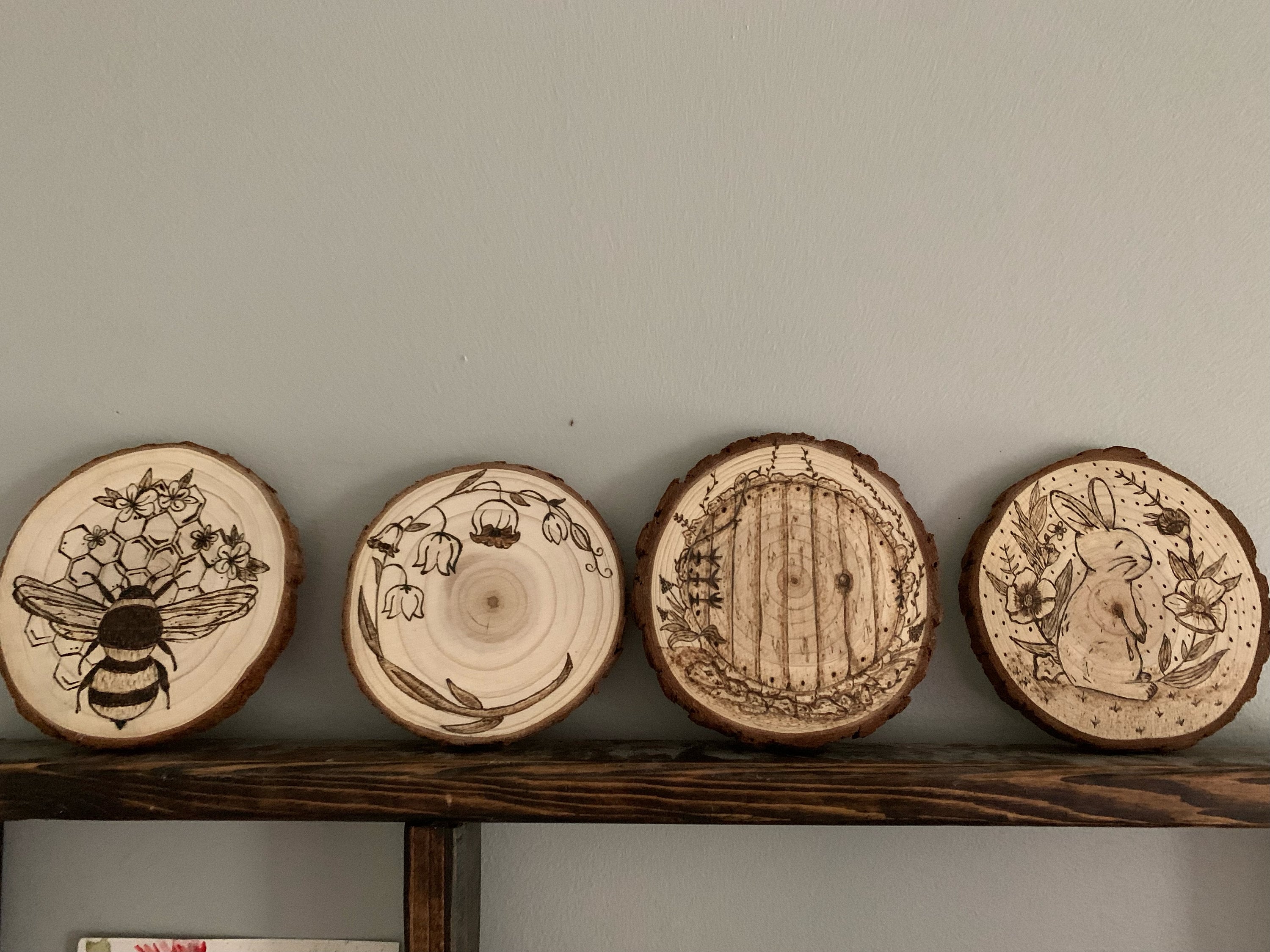 Custom Wood Burned Coasters - Etsy