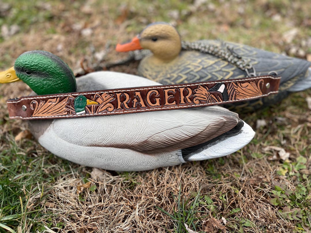 Custom Hand Tooled Leather Duck/goose Call Lanyard - Etsy