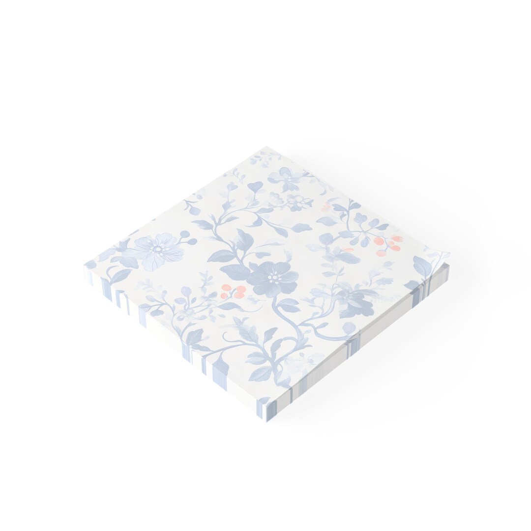 Blue Floral Post-it® Note Pads - Etsy