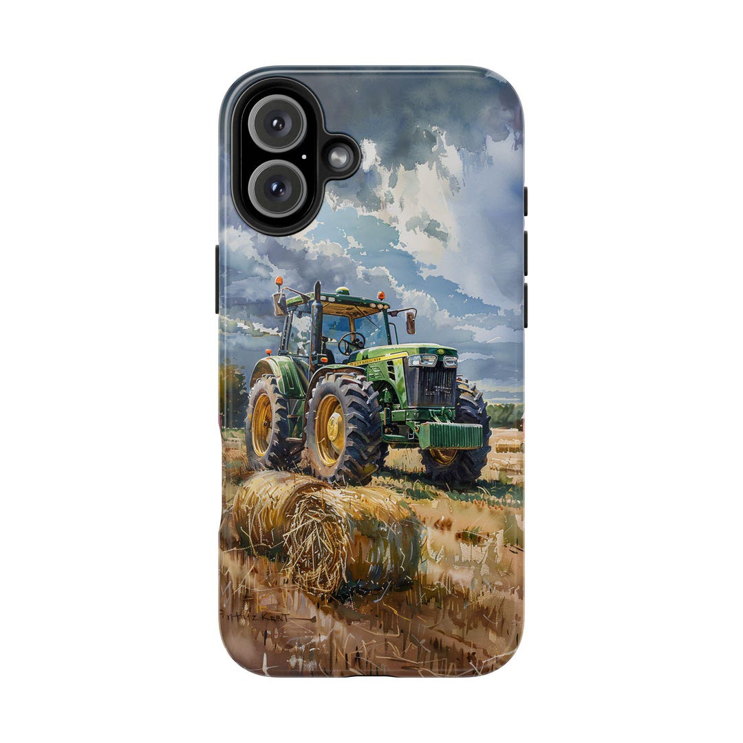 A Field Day, Tractor, Tough iPhone Case - Impact Resistant, Farming ...