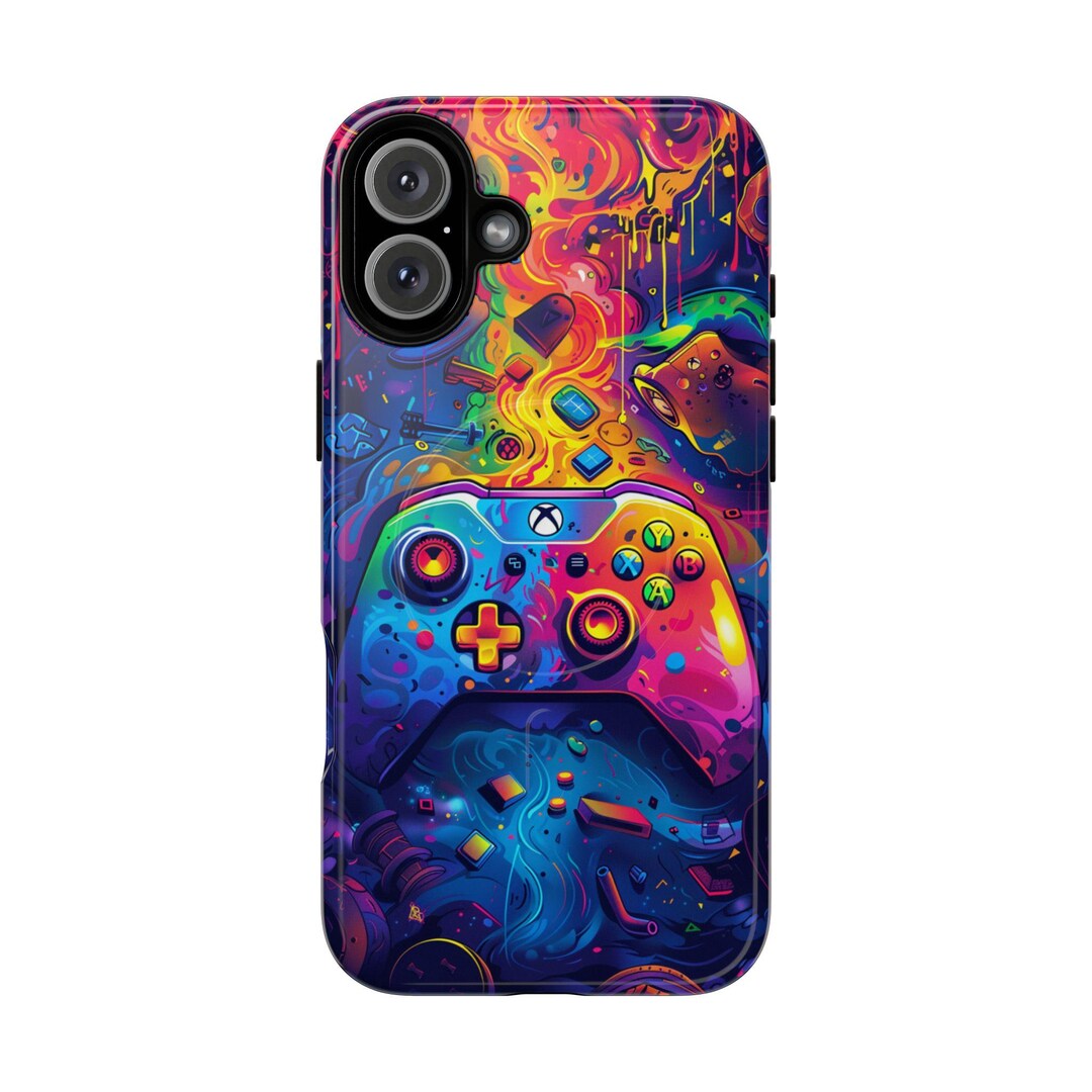 Gamer Magsafe® Tough Case - Gaming Controller - Neon Phone Cases - RGB ...