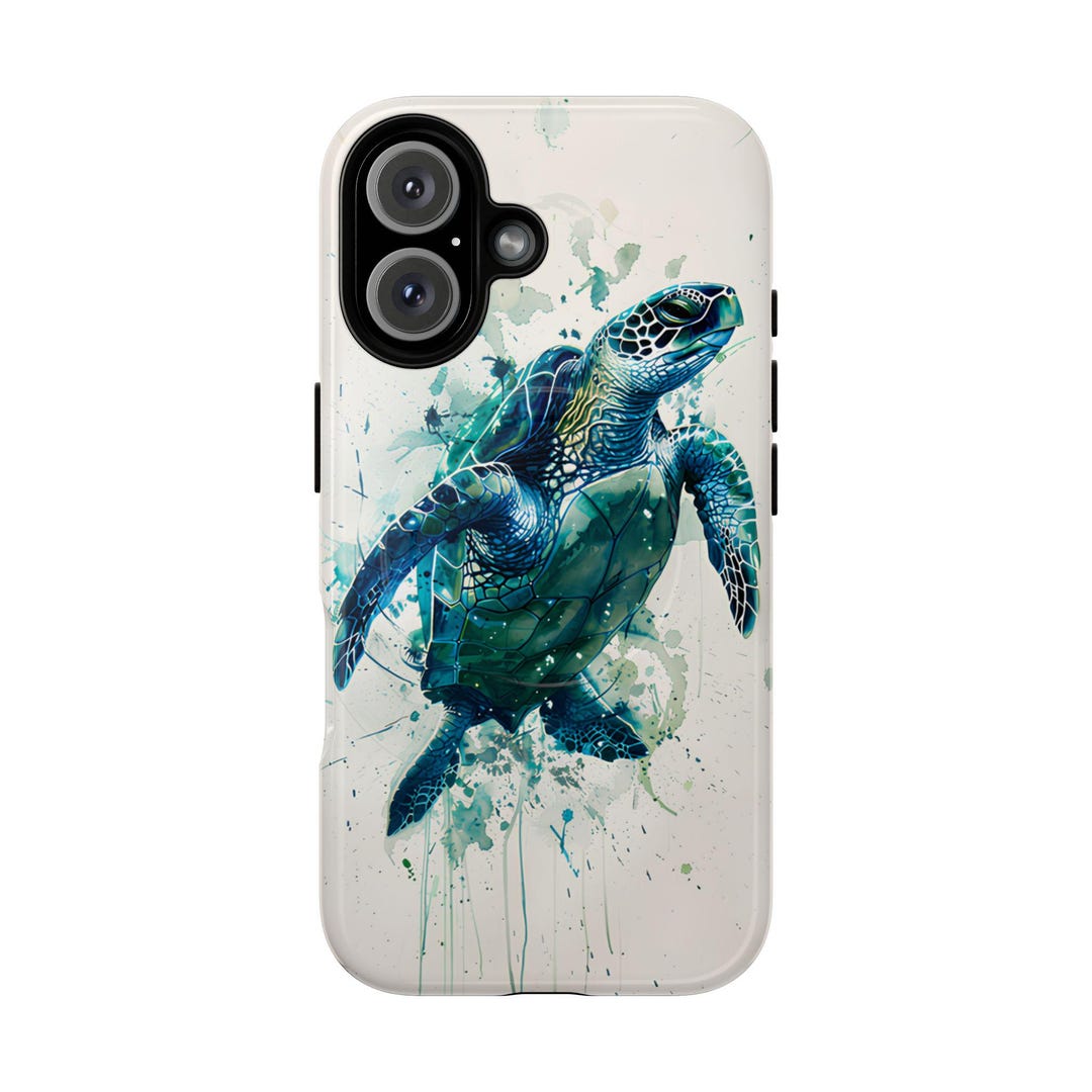Sea Turtle, Watercolours, Magsafe®tough Phone Case, for Iphone, Ocean ...