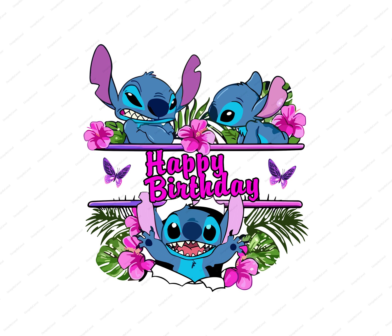 Happy Birthday Stitch PNG, Birthday Stitch SVG, Birthday Lilo and ...