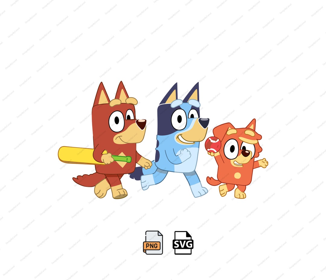 Bluey Family Png, Bluey Friends Png, Bluey Png, Bluey Ball Png, Bingo ...