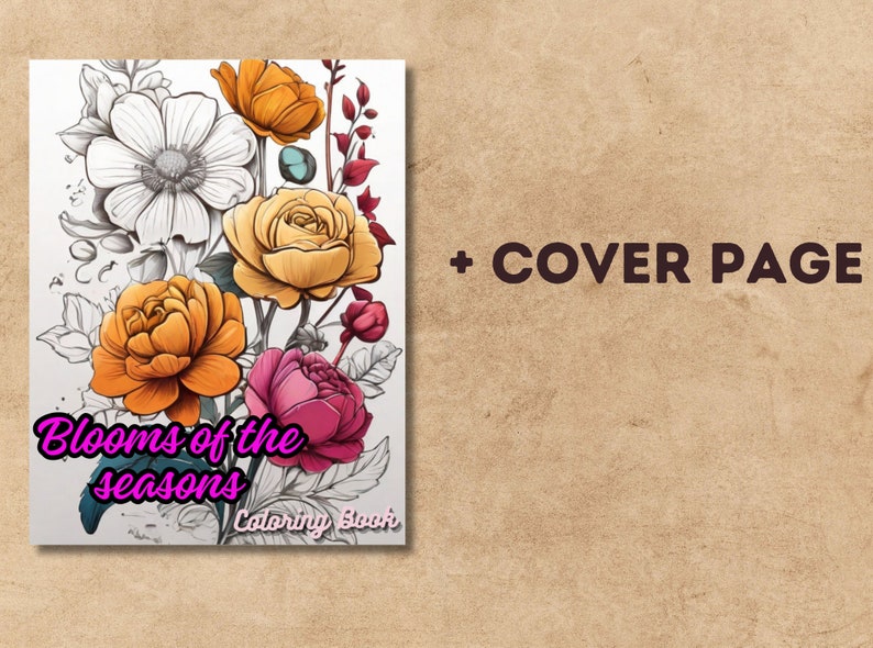 Flowers With Names Coloring Book | Adult and Children Coloring Books ...