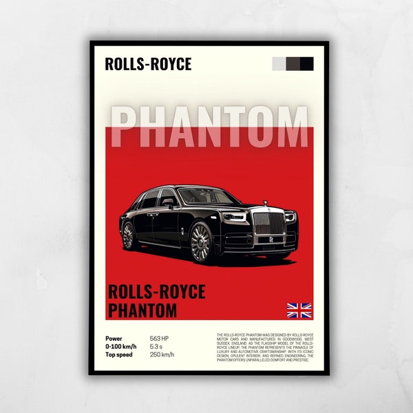 Rolls Royce Poster - Etsy
