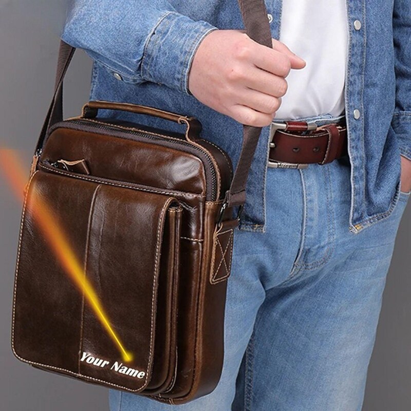 Mens Leather Satchel - Etsy