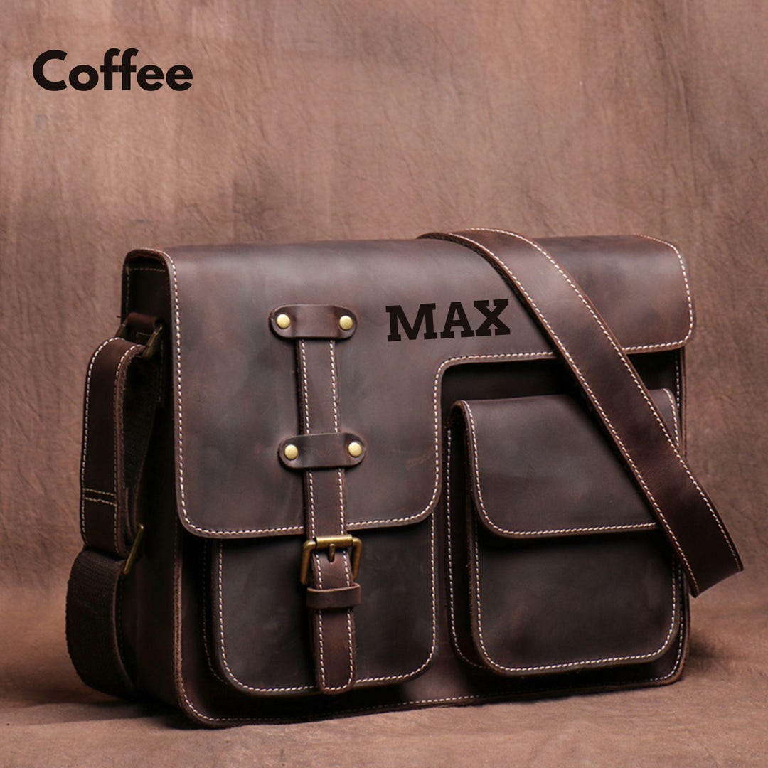 Leather Shoulder Bag Men,leather Crossbody Bag, Leather Bag, Leather ...