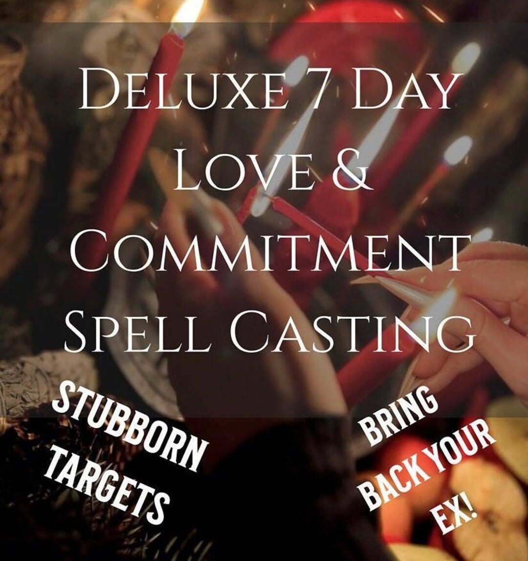 DELUXE 7-days Commitment and Obsession Spell Casting - Etsy