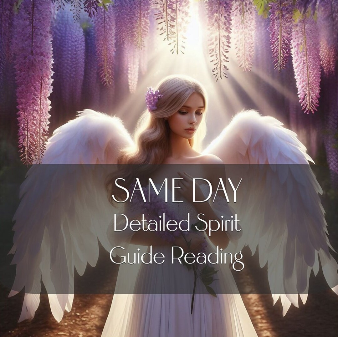 SAME DAY Detailed Who is My Spirit Guide Reading ASAP Speedy - Etsy