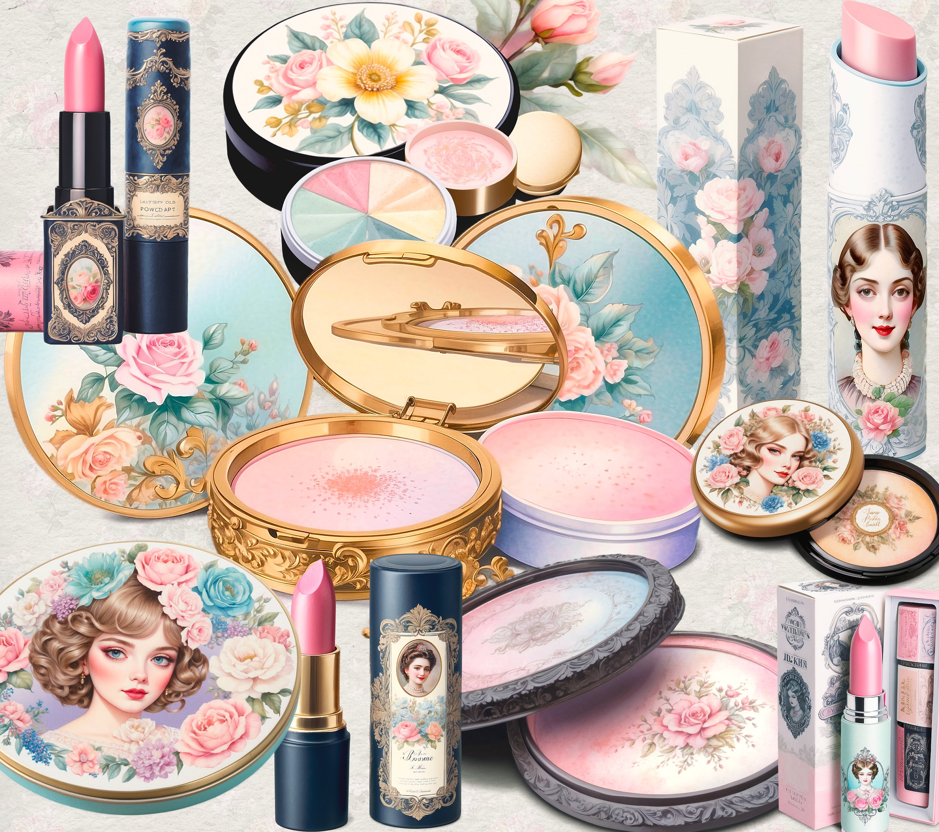 Victorian Era Clipart Bundle | Victorian Lady Clipart | Vintage ...