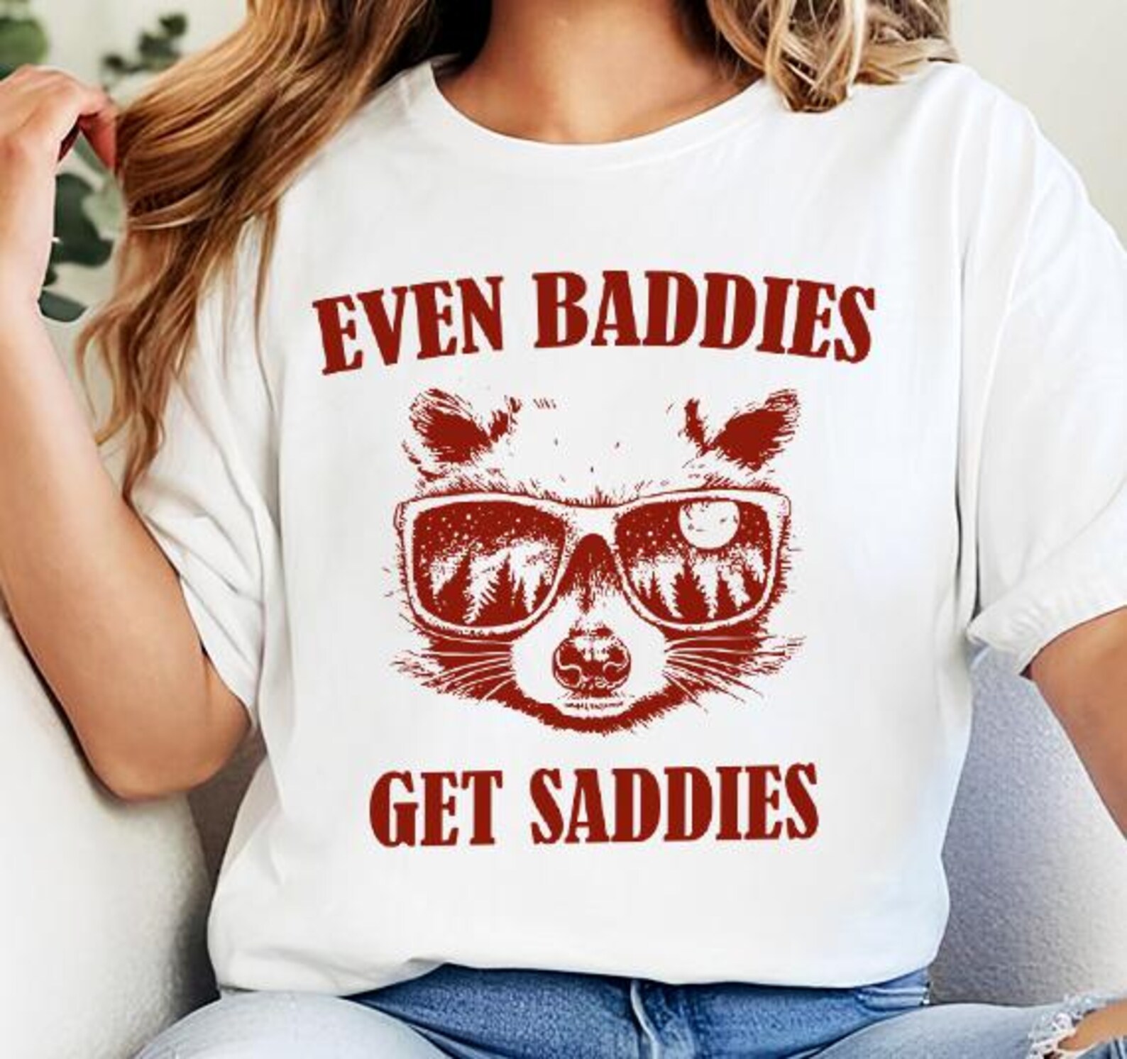 Even Baddies Get Saddies PNG, Meme PNG, Mental Health Png, Anxiety Png ...