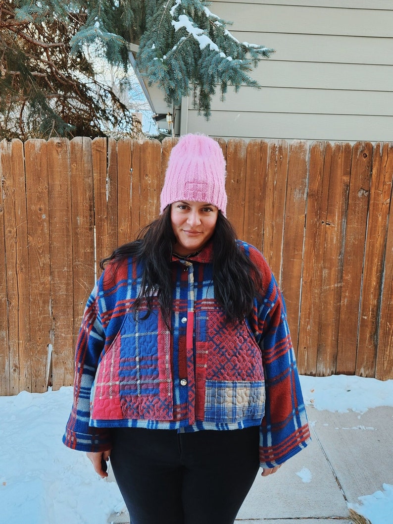 The Space Cadet Upcycled Jacket, Upcycled Coat, Stylish Jacket, Unique ...