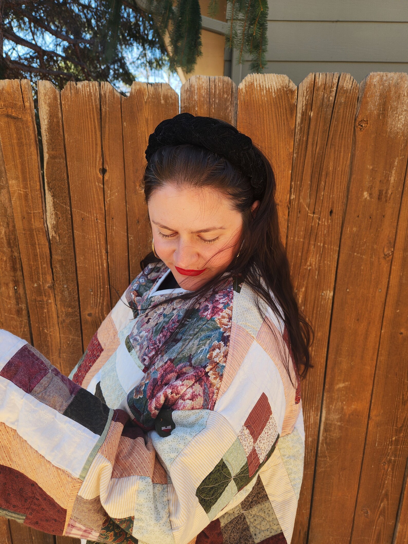 Upcycled Quilt Pullover, Quilted Jacket, Quilted Crewneck, Quilt ...