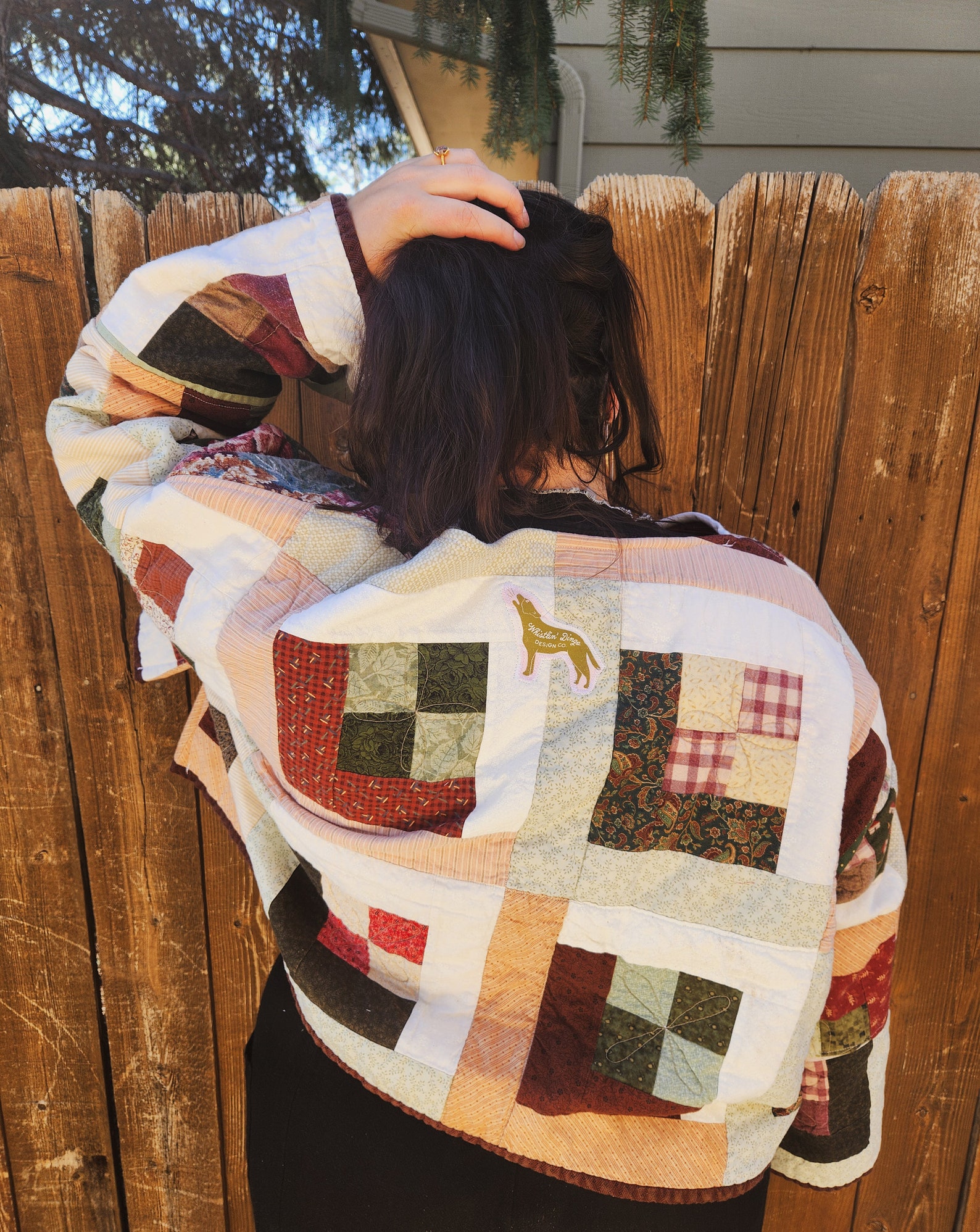 Upcycled Quilt Pullover, Quilted Jacket, Quilted Crewneck, Quilt ...
