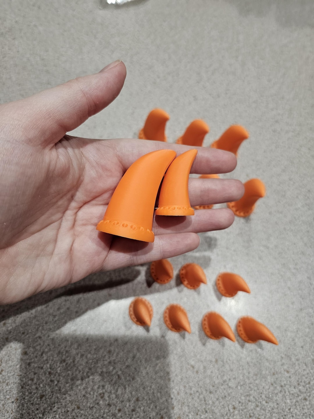 10 Fursuit Claws 3D Printed With Sewing Holes MONSTER SIZE - Etsy