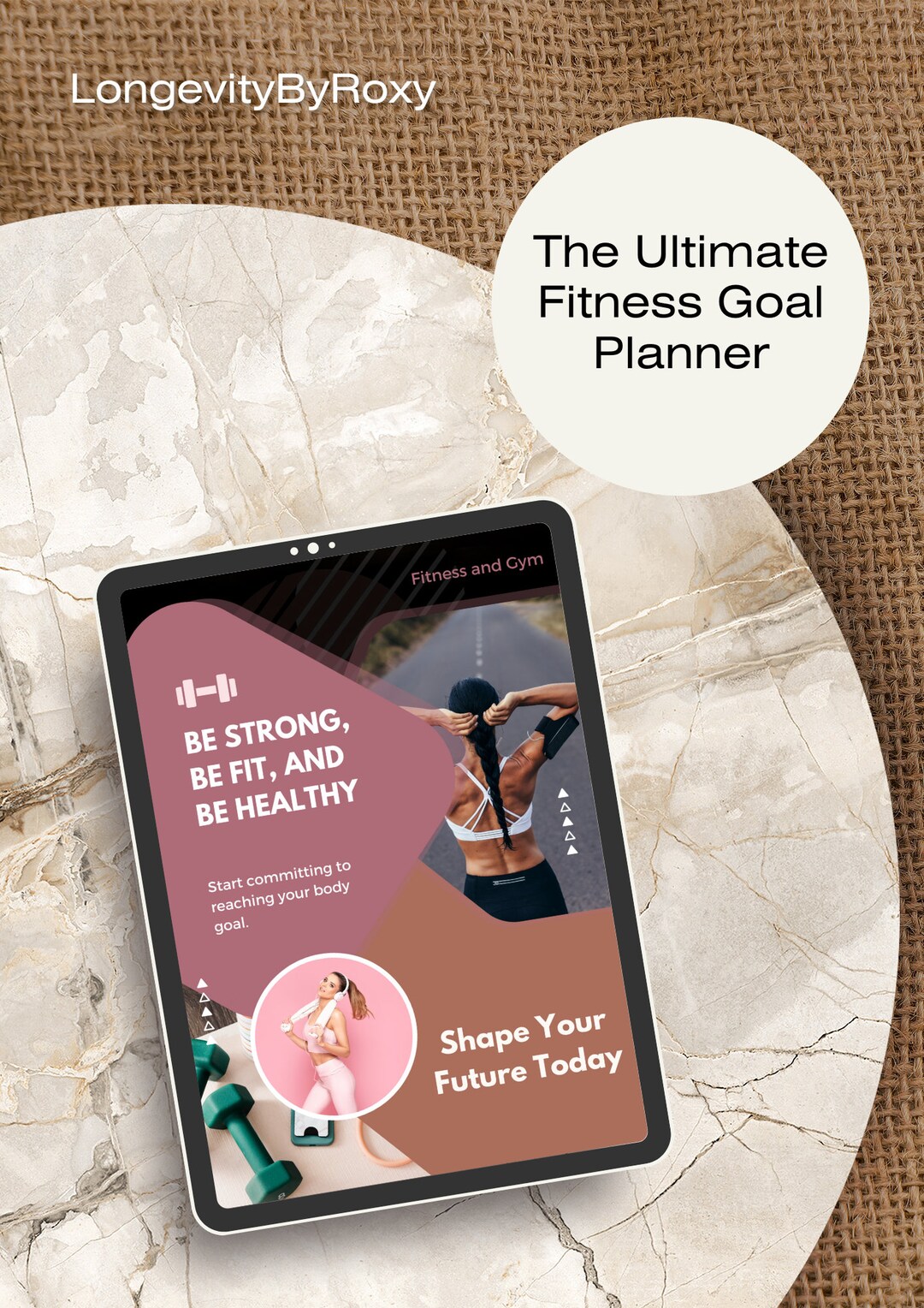 Fitness Goal Planner Self-improvement Tracker Weight Loss Tracker ...