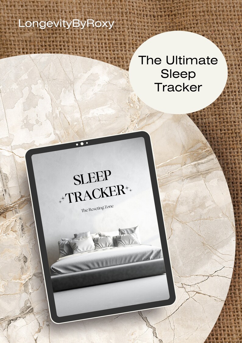 Printable Sleep Tracker Digital Sleep Tracker Digital Sleep Log ...