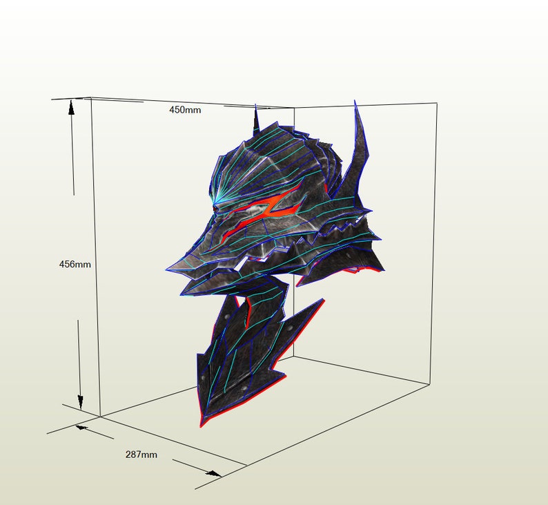 Berserker Armor Pepakura Pattern - Etsy