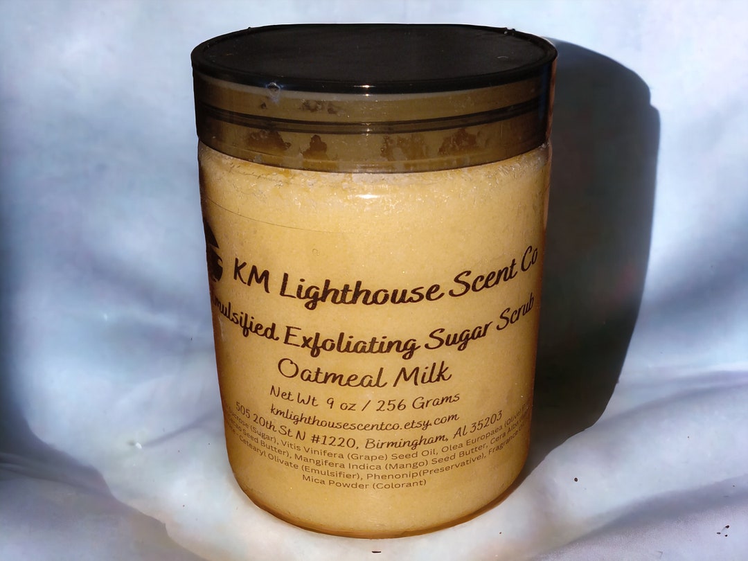 Emulsified Sugar Scrubs, Coconut Free Sugar Scrub, Tree Nut Free Sugar ...