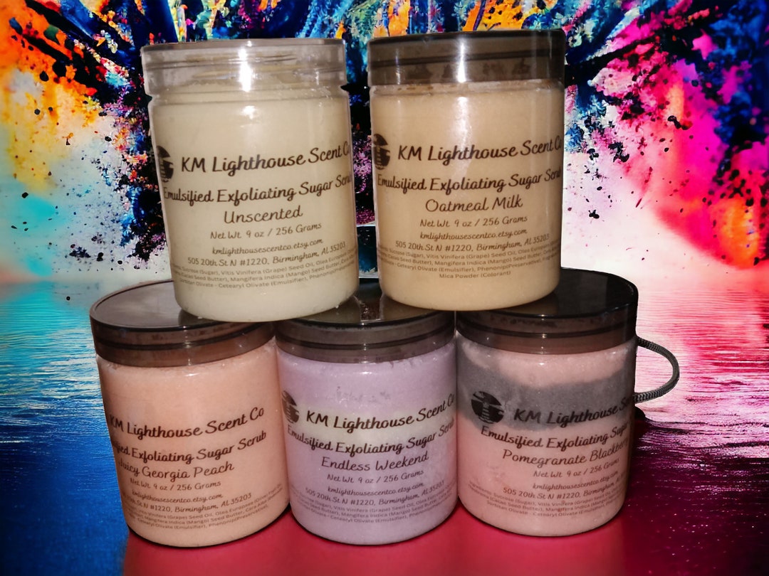 Emulsified Sugar Scrubs, Coconut Free Sugar Scrub, Tree Nut Free Sugar ...