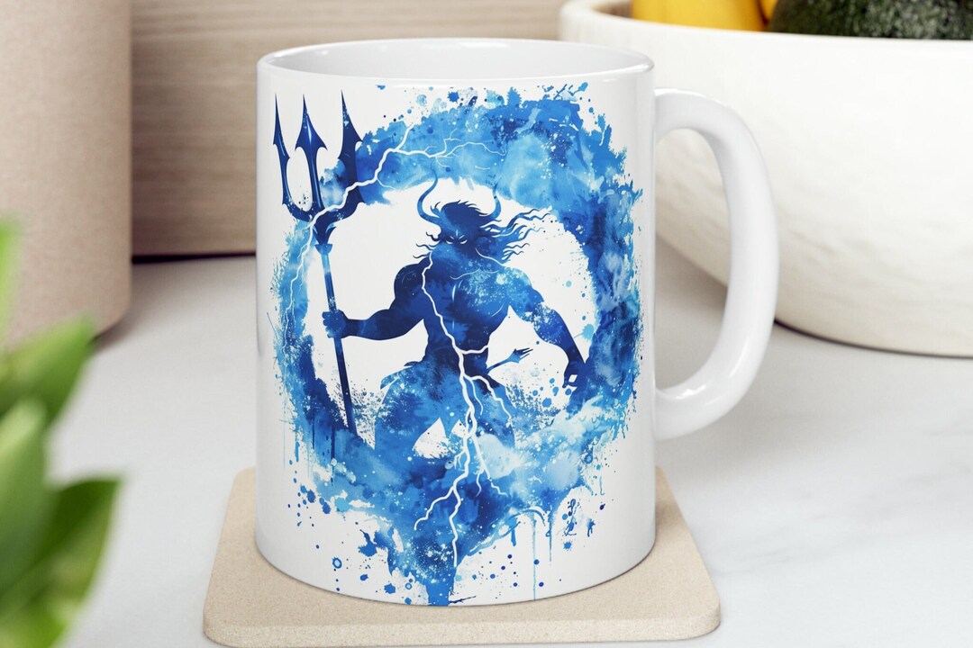 Poseidon Mug, Mythology, Greek Mythology, God of the Sea, Greek Gods ...