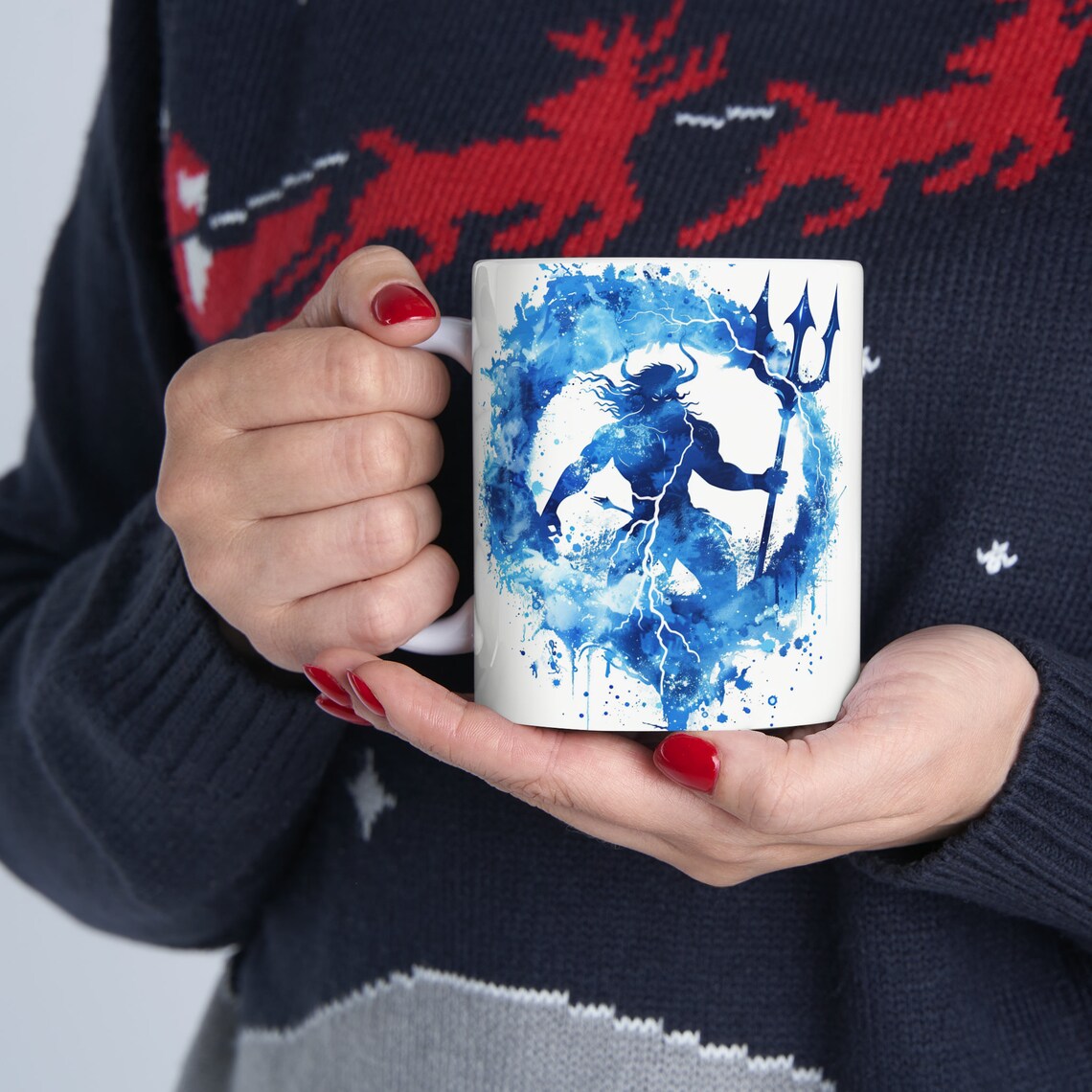 Poseidon Mug, Mythology, Greek Mythology, God of the Sea, Greek Gods ...