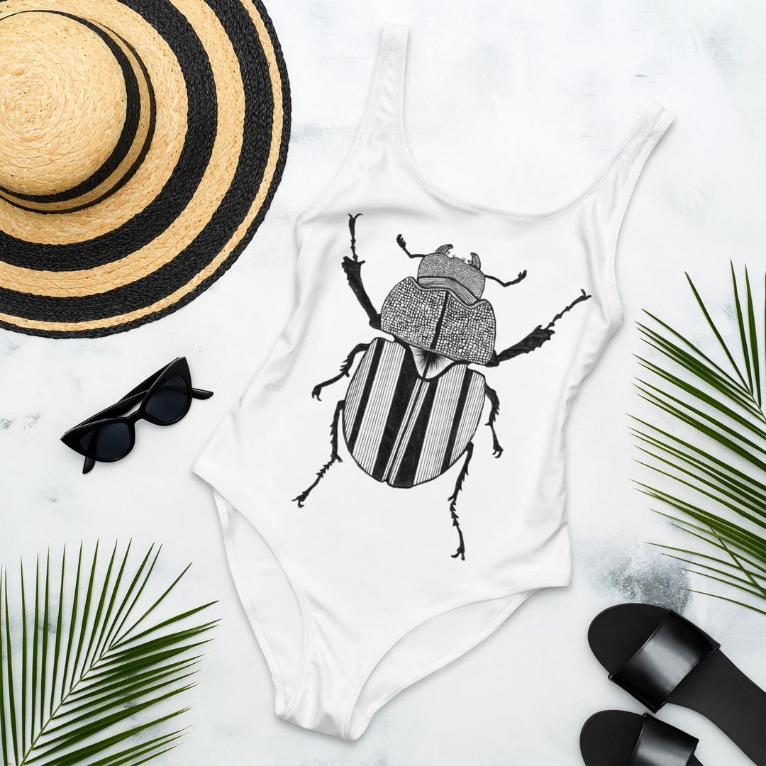 Stag Beetle Swimsuit | Bug Hugging Bathing Suit | Graphic Insect ...