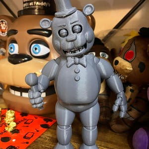 Toy Freddy 3D Printed Figure – 9 Inches (23 Cm) – Raw Print – FNAF ...