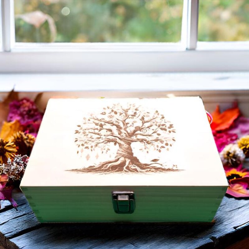 Tree of Life Wood Box - Etsy