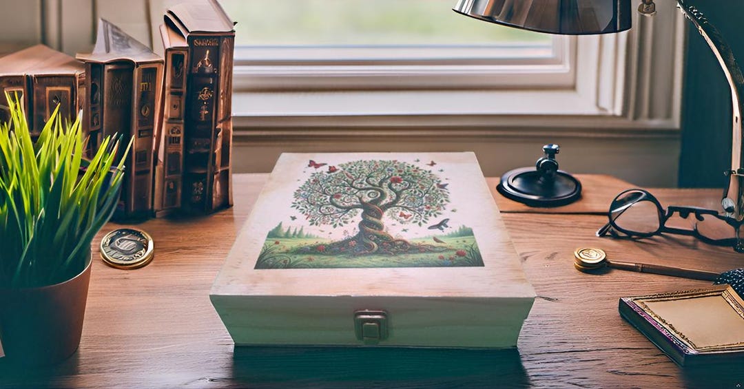 Rustic Tree of Life Memory Box - Perfect for Storing Precious Keepsakes ...