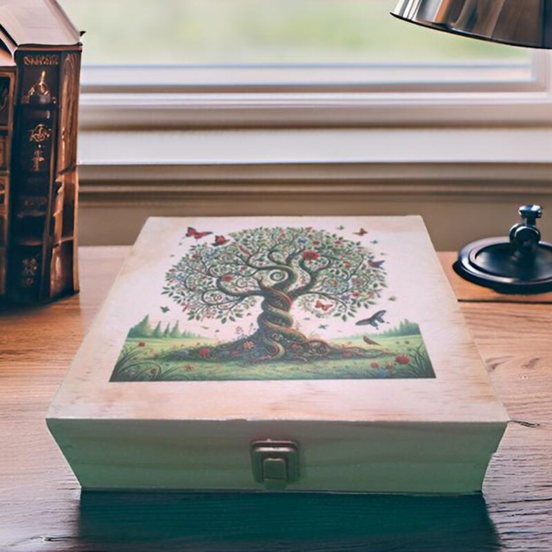 Tree of Life Wood Box - Etsy