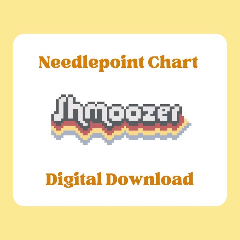 Shmoozer (digital Needlepoint Chart) - Etsy