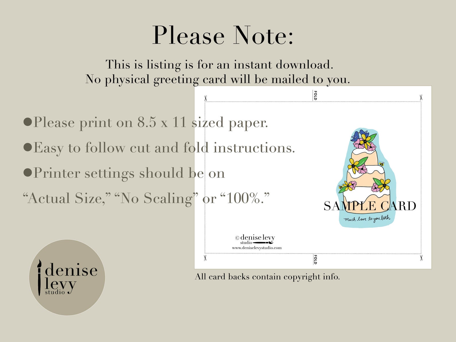 Printable Birthday Card, Ice Cream Cone Birthday Card, Birthday Card ...