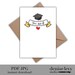 Printable Graduation Card, Congratulations Card, Graduate Hat Card ...