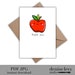 Printable Thank You Card, Apple Card, Teacher Thank You Card, Instant ...