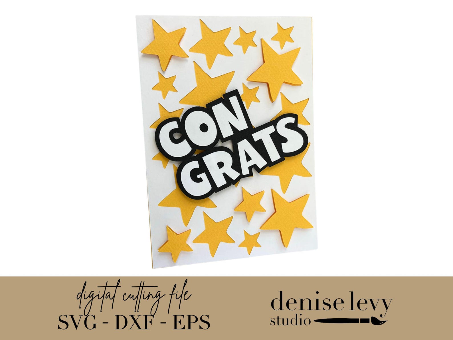 Congrats SVG Card, Cut File, Cute, Starts, Congratulations, Graduation ...